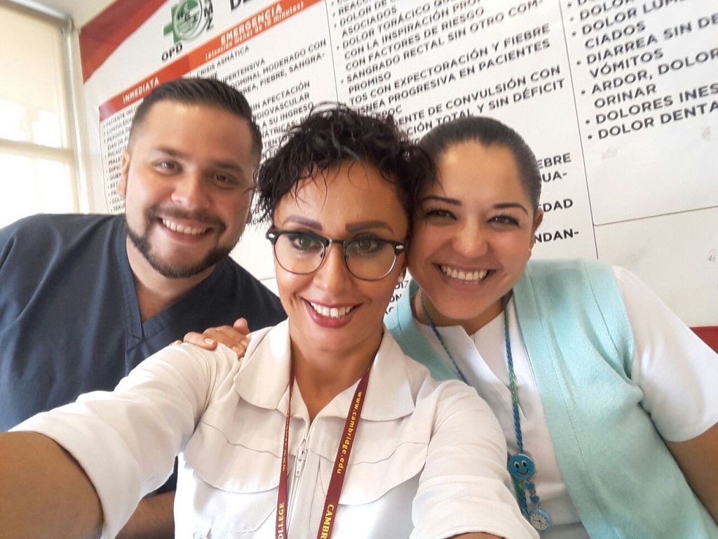 Some of the friendly staff at the hospital - Global Medical Projects